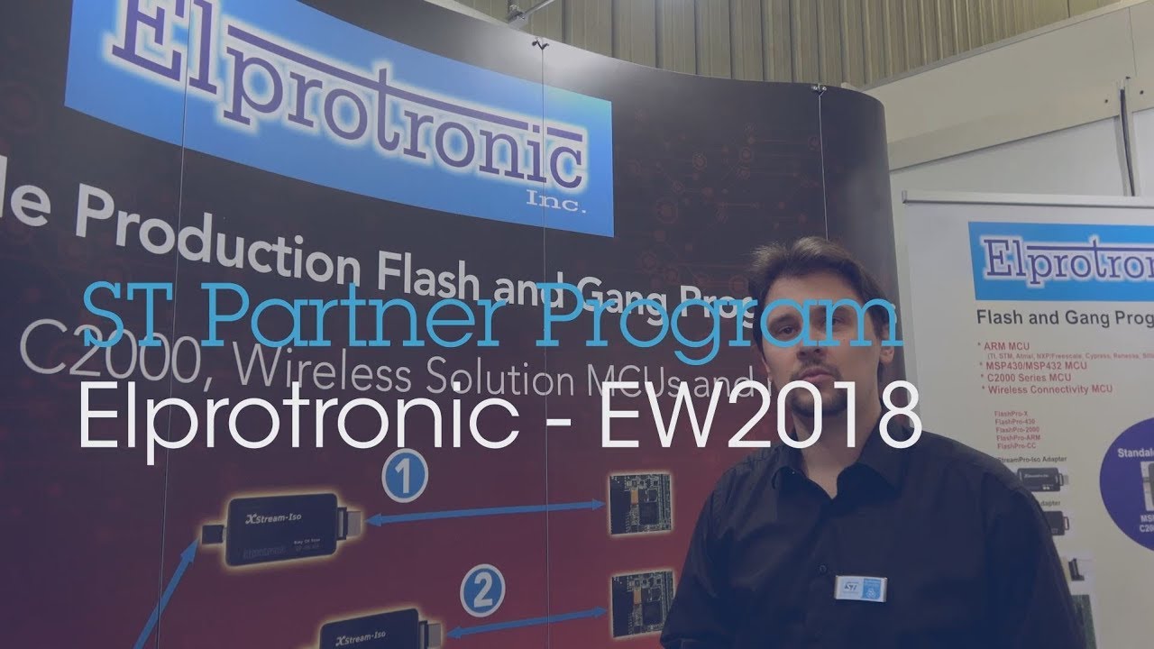 ST at Embedded World 2018 with ST Partner Elprotronic - YouTube