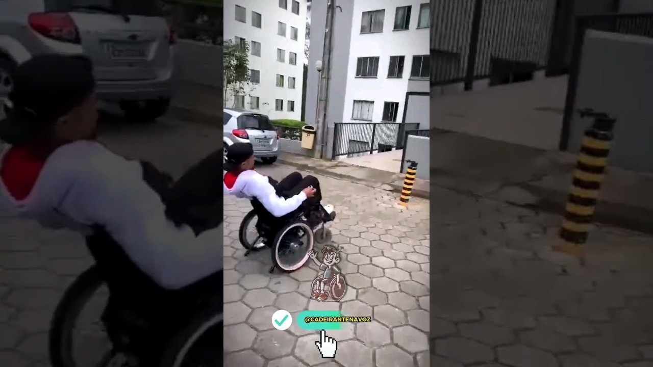 FUI ENGANADO, PEDIRAM MINHA CADEIRA DE RODAS EMPRESTADA? PRA QUE SERÁ ...
