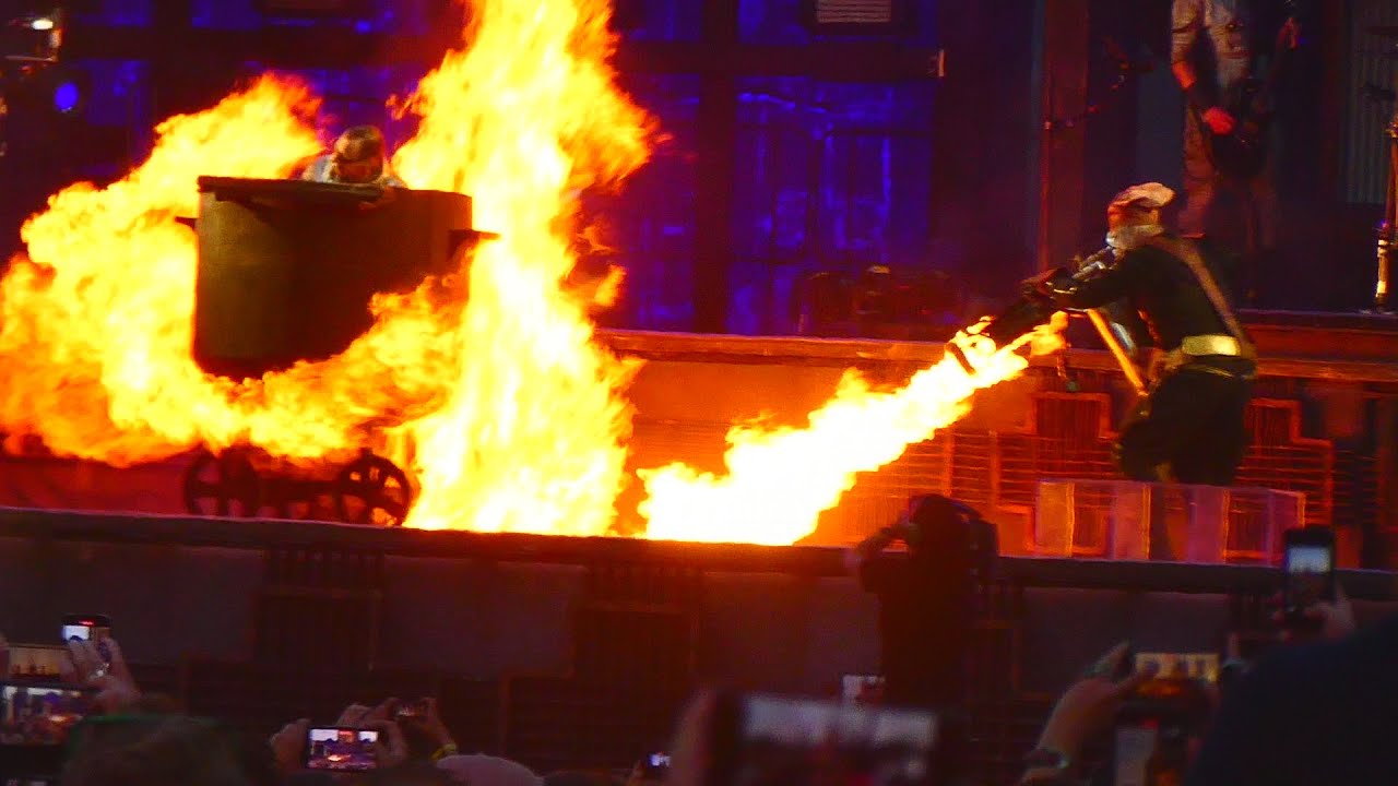 Rammstein - Mein Teil, Live @ Goffertpark Nijmegen, 2022 - YouTube