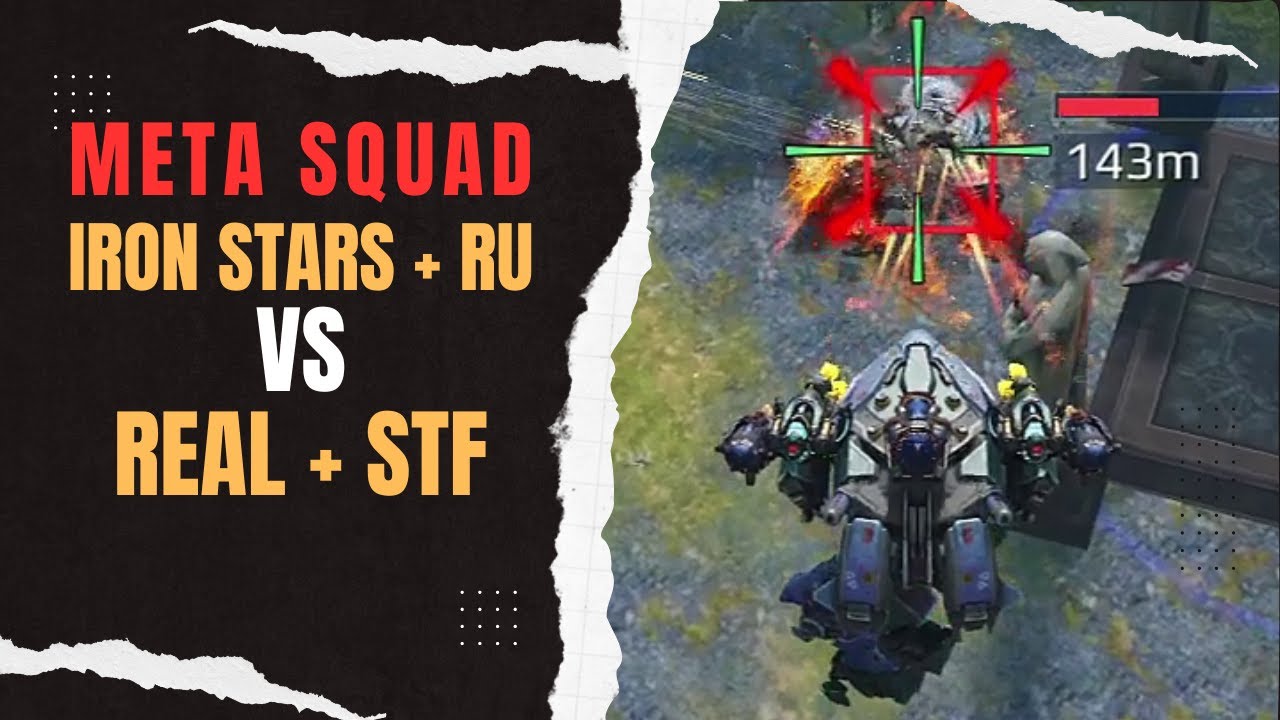 💪 Iron Stars + RU vs Real + STF Clan Battle : War Robots WR - YouTube