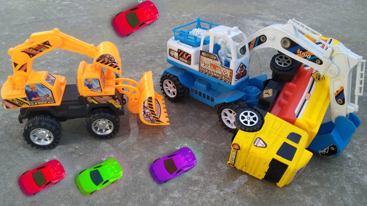 JCB Rescue Oil Tanker | Excavator Dumper Truck Bus Car Toys For Kids ...