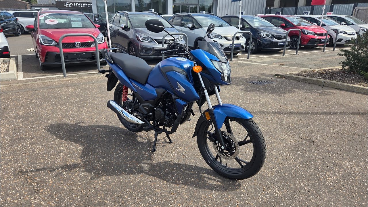 2026 HONDA CB125F - MATTE MARVEL BLUE METALLIC - YouTube