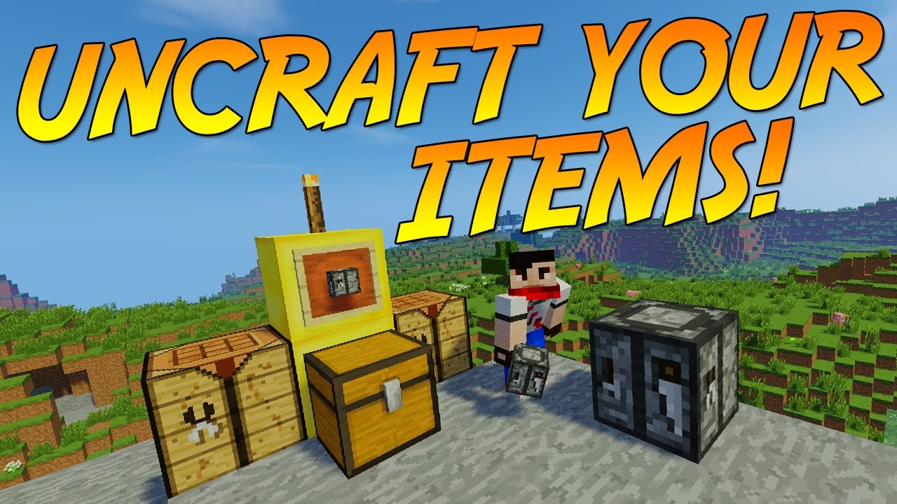 UNCRAFT YOUR ITEMS! [1.11] | Minecraft Mod Showcase! - YouTube