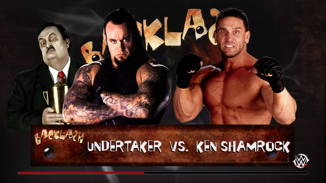 wwe 2k16 the undertaker vs ken shamrock backlash 1999 @gaming retro tv ...