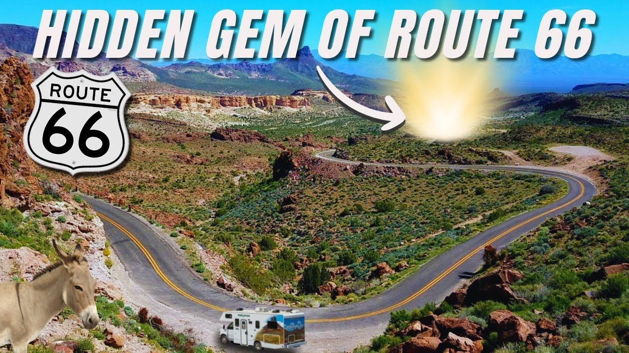Surviving 191 Bends to Reach the Most Secluded Town on Route 66 - YouTube