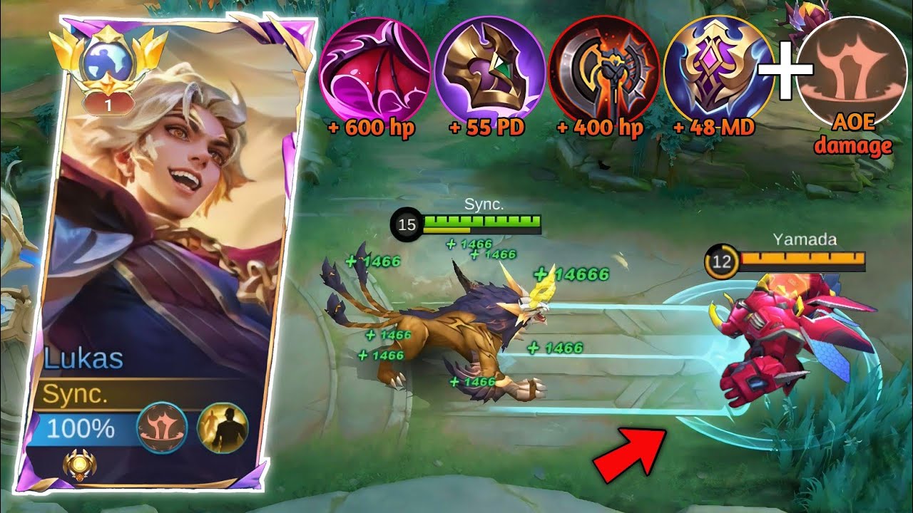 NEW LUKAS FULL TANK BUILD THAT CAN ONE SHOT ENEMY!! (best Lukas build ...