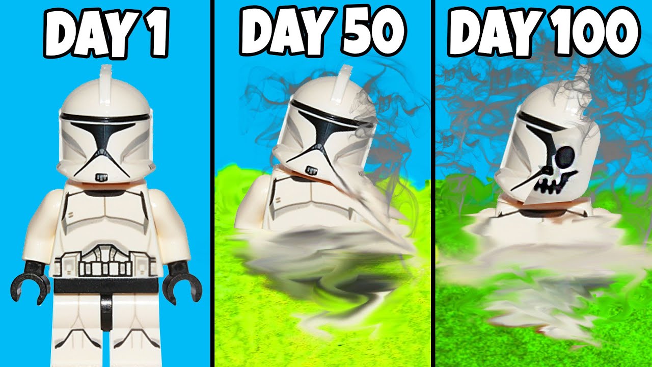 I left LEGO Minifigures in ACID for 100 Days... - YouTube
