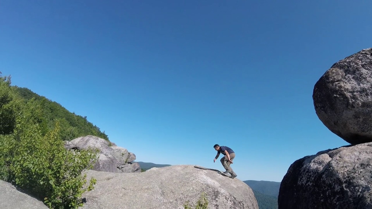 Old Rag Rock Jump - YouTube