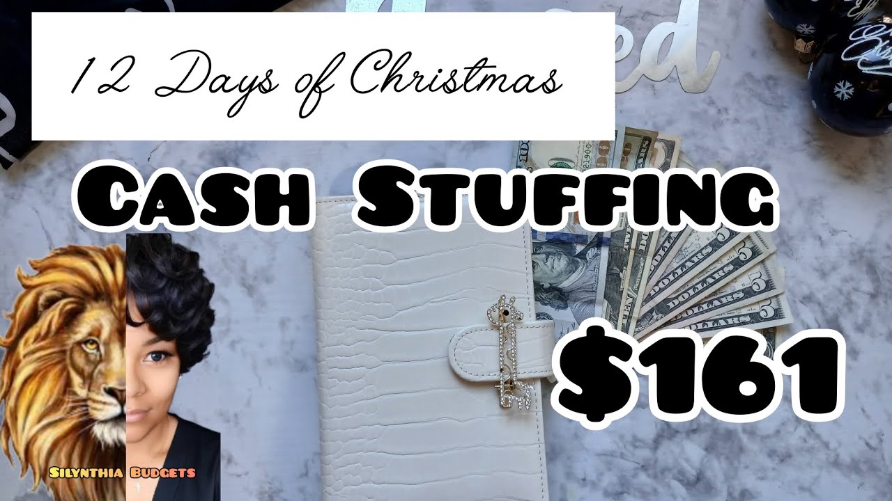 🎄12 Days of Christmas 🎁 | Cash Stuffing $161 - YouTube