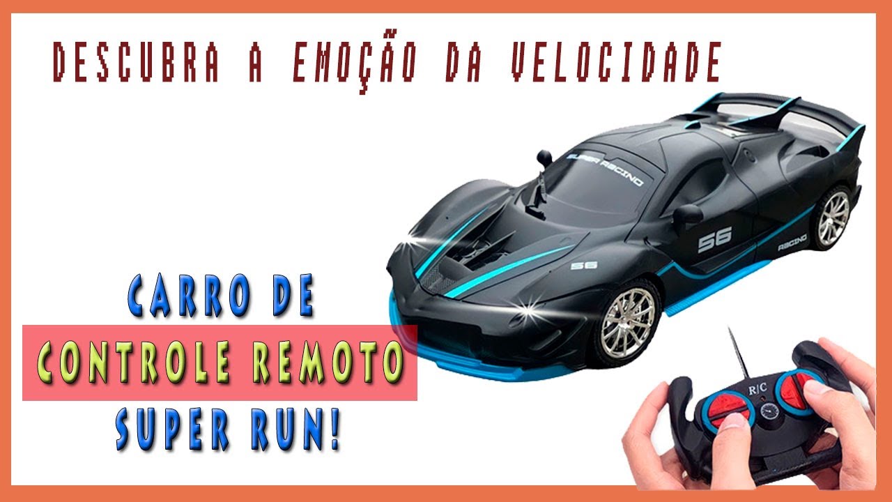 Carro De Controle Remoto Super Run Luxo Racing Car Sports 4WD - YouTube