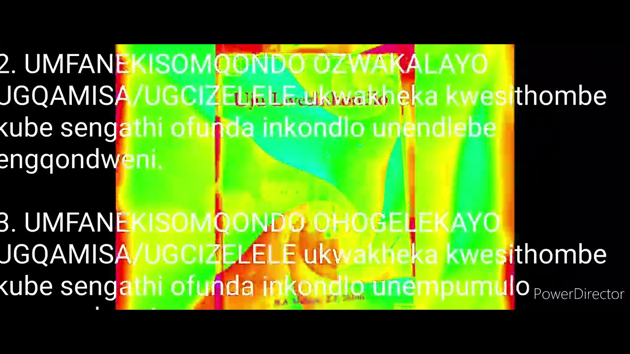 ISAKHIWO SANGAPHAKATHI: IMIFANEKISOMQONDO: Uphendulwa kanjani umbuzo ...