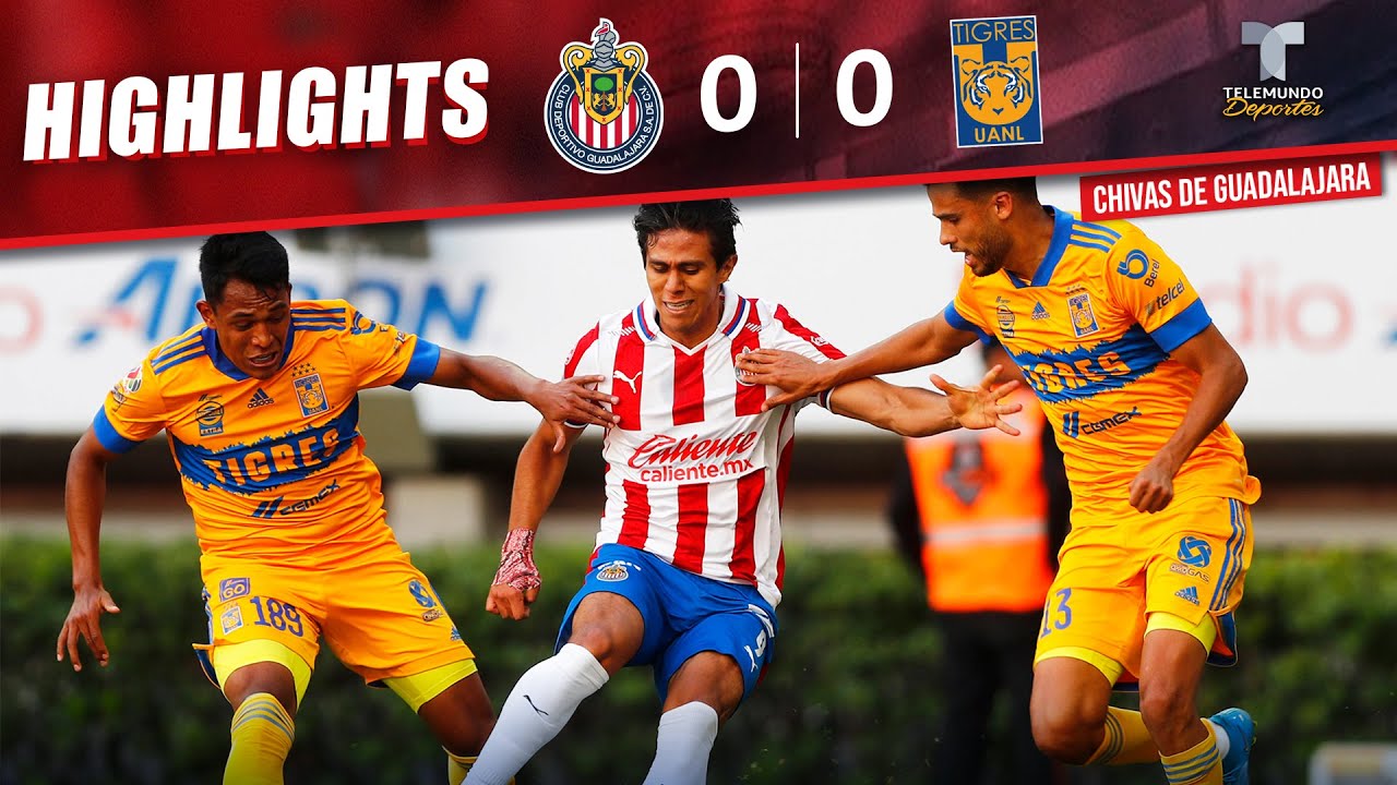 Chivas vs. Tigres 0-0 | Highlights & Goals (ENGLISH) | Telemundo ...