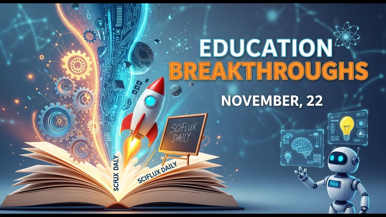 Education Breakthroughs — November, 22 | SciFlux Daily - YouTube