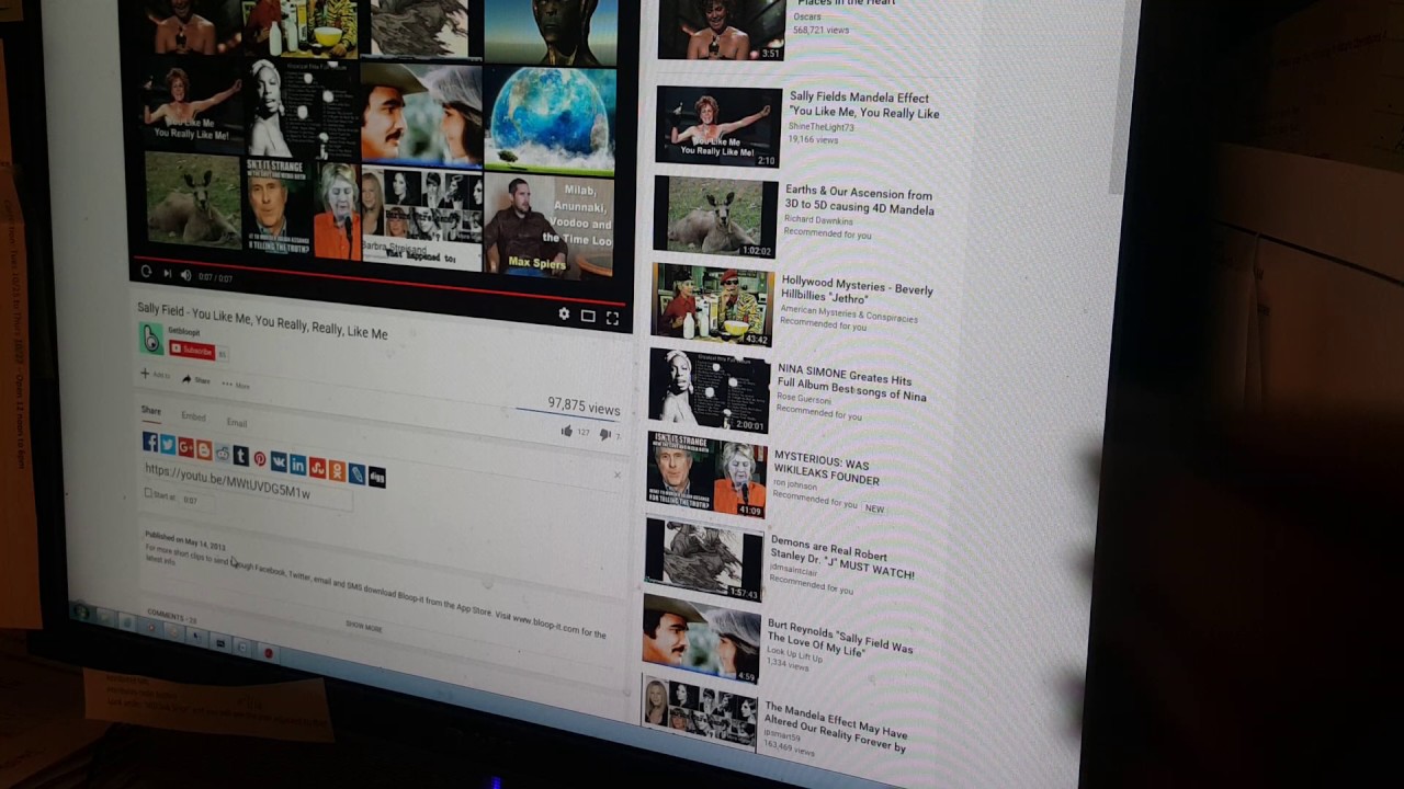 The Mandela Effect: Sally Field--"You Like Me"--but not "really"-Just ...