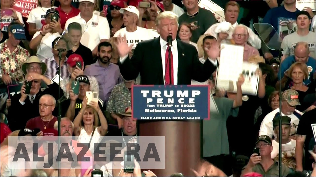 US election 2016: Trump holds rally in Florida - YouTube