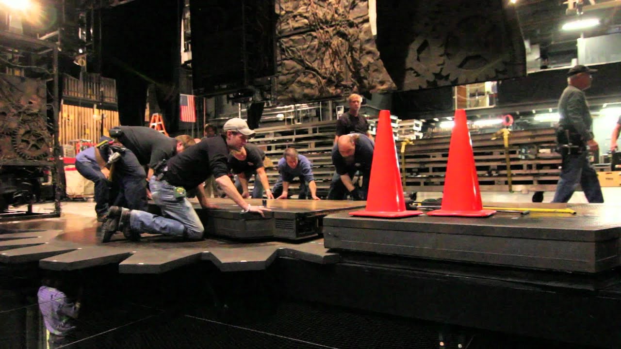 WICKED Load-In -- "WICKED Stage Deck" - YouTube