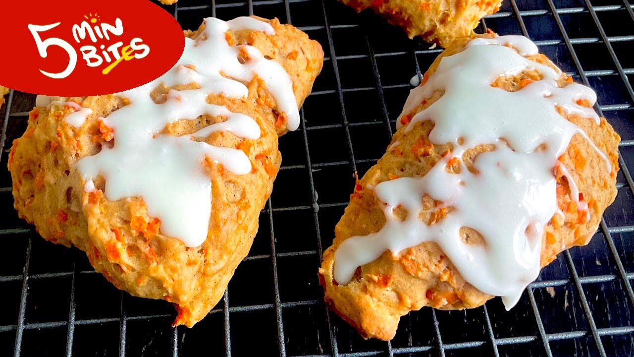 Carrot Cake Scone | Easy Quick | Delicious Healthy - YouTube
