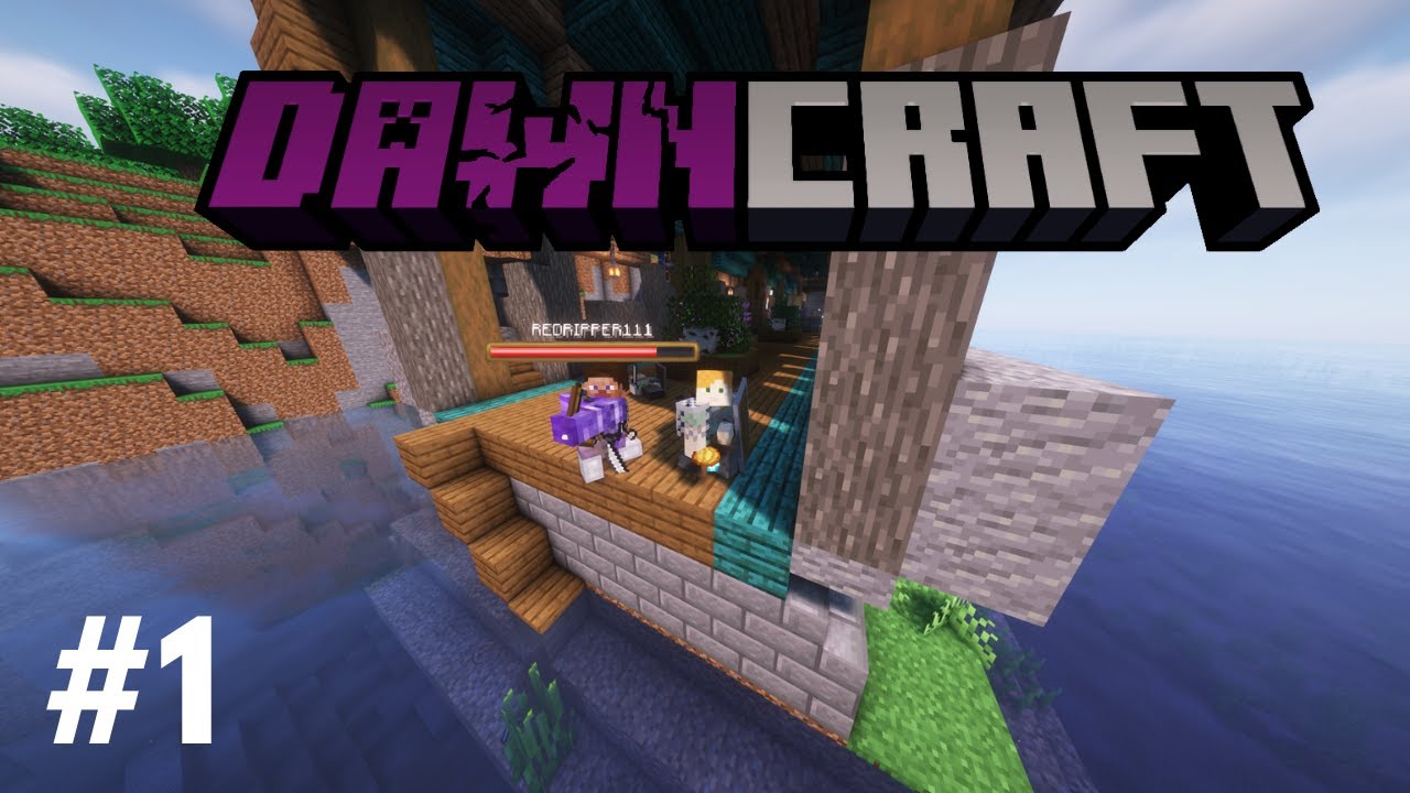 DawnCraft [1] - An Adventure RPG Minecraft - YouTube