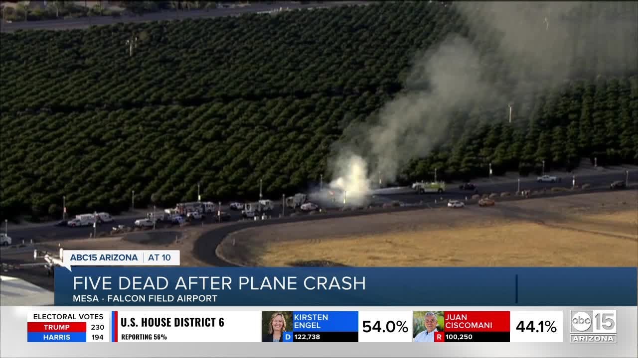 Several dead after plane crash near Falcon Field in Mesa - YouTube