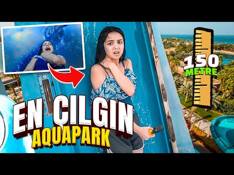 TÜRKİYENİN EN BÜYÜK AQUA PARKINDA BİR GÜN @barisresmii جربنا اغرب الات بلبحر