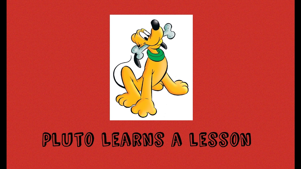 Pluto Learns A Lesson//Mickey Mouse and Pluto Stop Motion//Disney Tsum ...