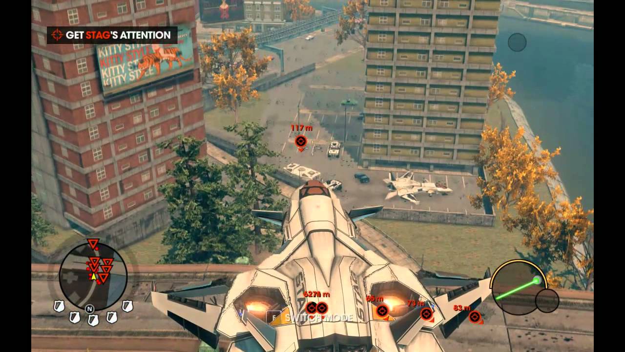 Saints Row The Third - F-69 VTOL (STAG) (PC) - YouTube