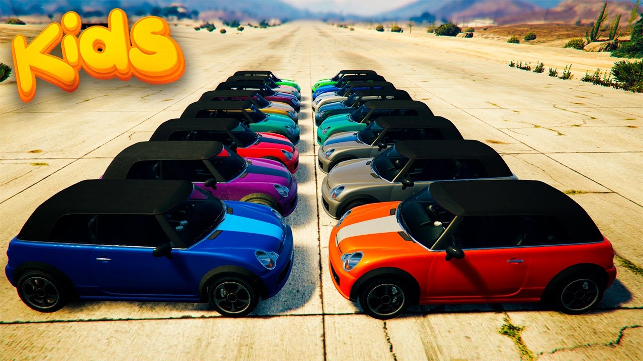 MINI cars FUN Party Cartoon Lightning Mcqueen. Spiderman cartoons for ...