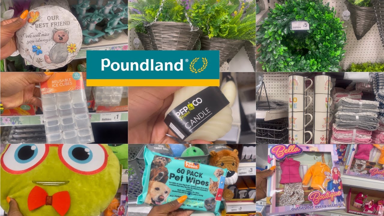 NEW IN POUNDLAND,EVERYTHING ONE POUND£1, CHEAPEST STORE IN THE UK,SHOP ...