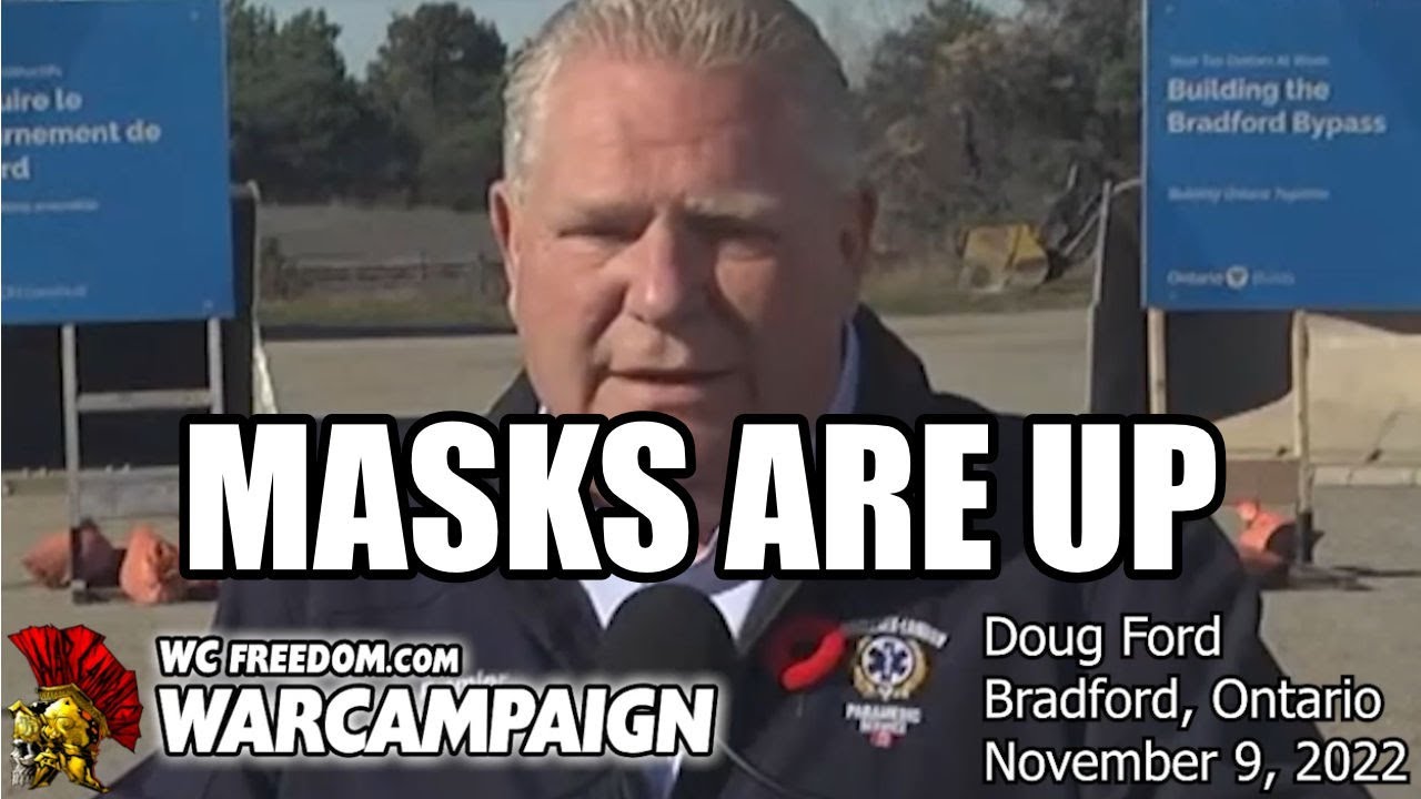 MASKS BACK ON THE MENU Doug Ford Masks Might Come Back - YouTube