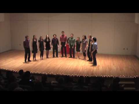 Room 46 Colorado College Mixed A Cappella Group sings Because 2009 ...