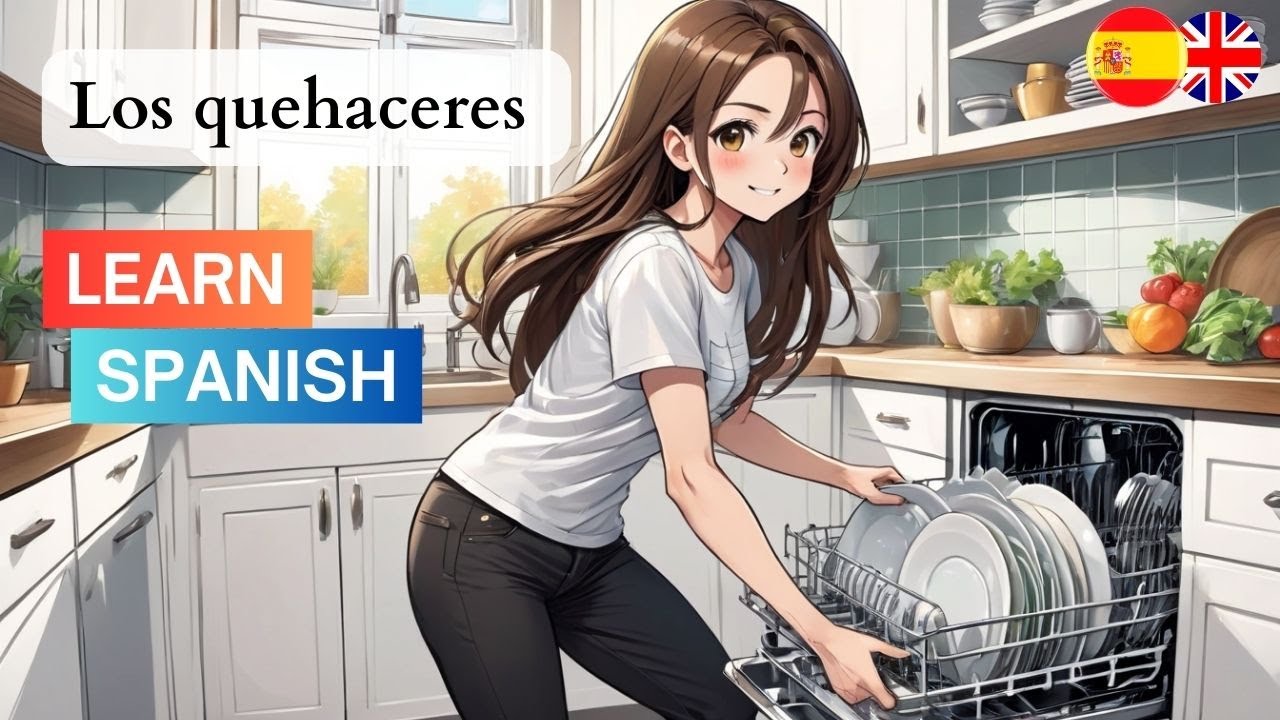 Learn Spanish with a Story about the housechores | Spanish for advanced ...