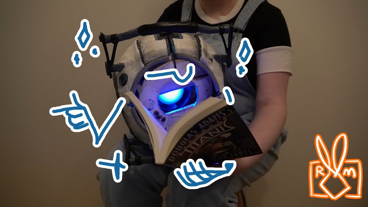 Updated Wheatley Puppet (New handles, eye controls) - Rabbitmeat - YouTube