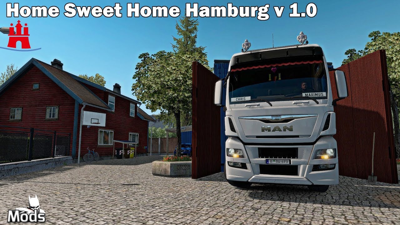 ETS2 v1.34 I Mod ️ Home Sweet Home Hamburg v 1.0 [Deutsch] - YouTube