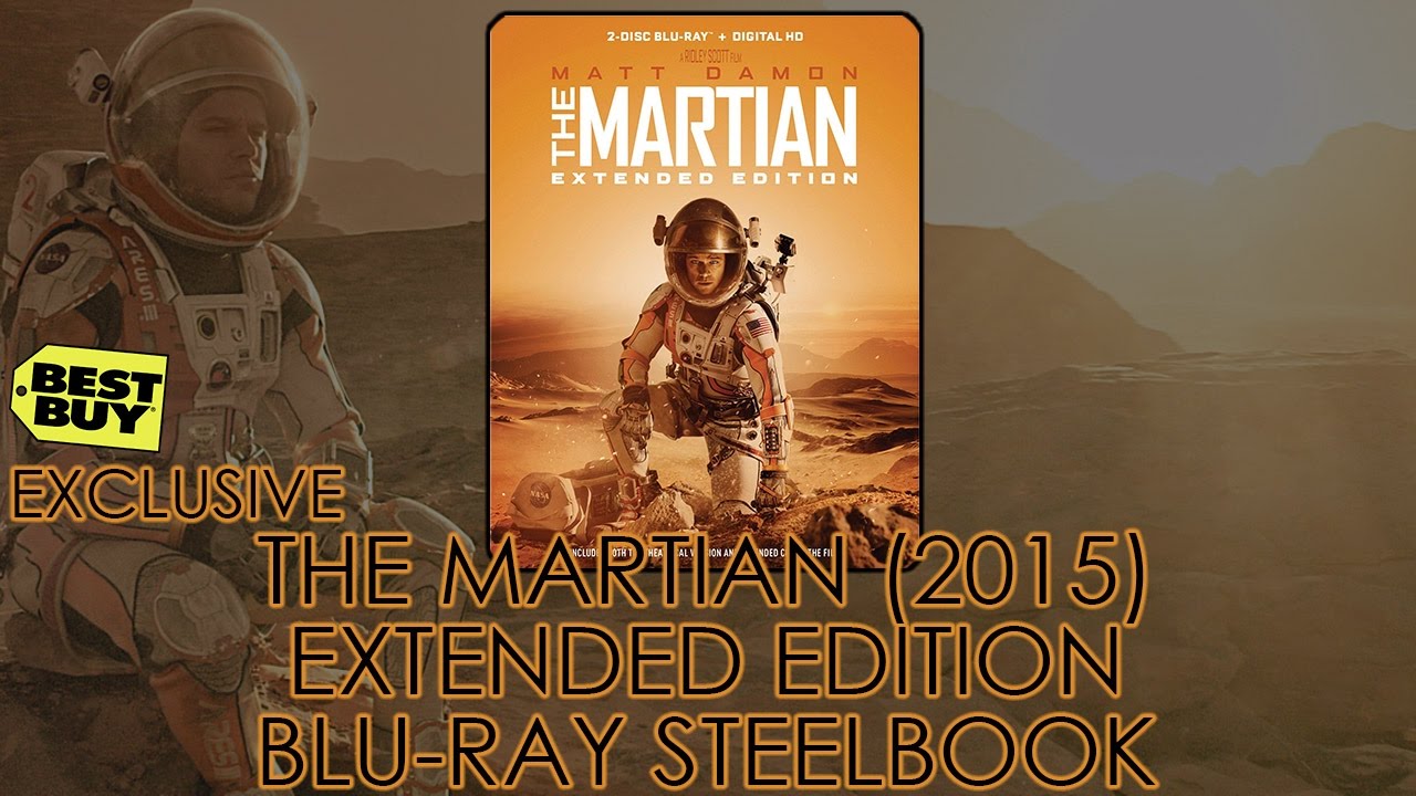 The Martian – Extended Edition | Best Buy Blu-ray Steelbook (2015 ...