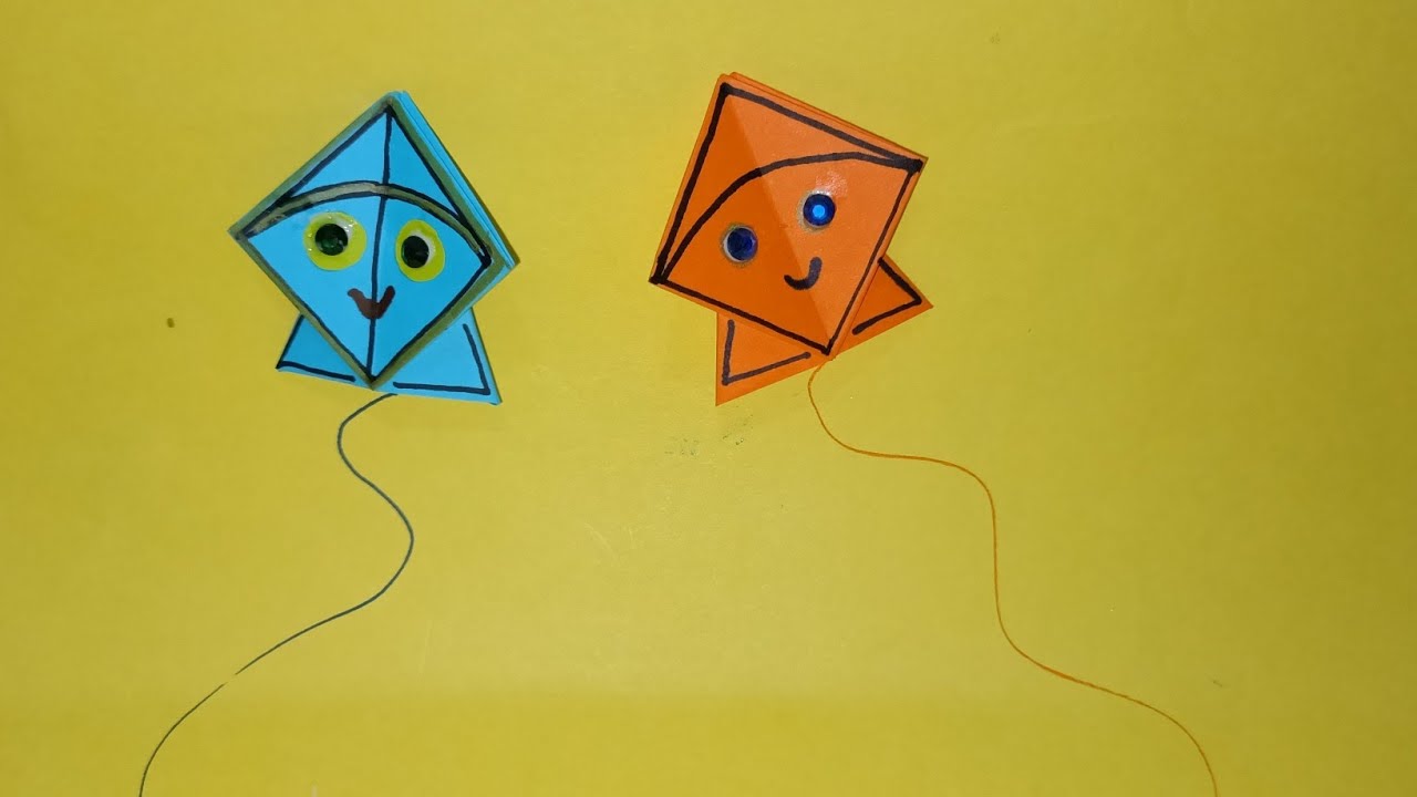 How ro make Origami Kite | Kite making| - YouTube