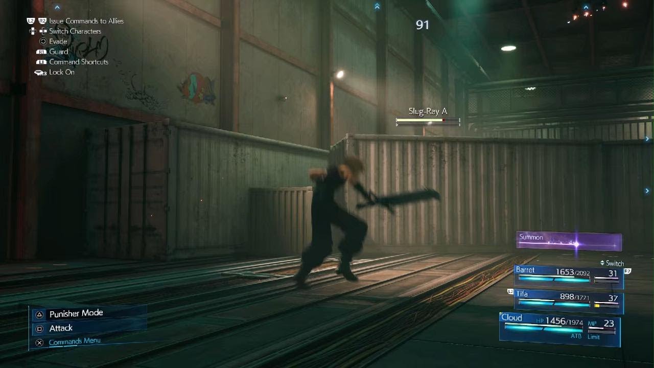 FINAL FANTASY VII REMAKE - Spider Tank Boss Fight - YouTube