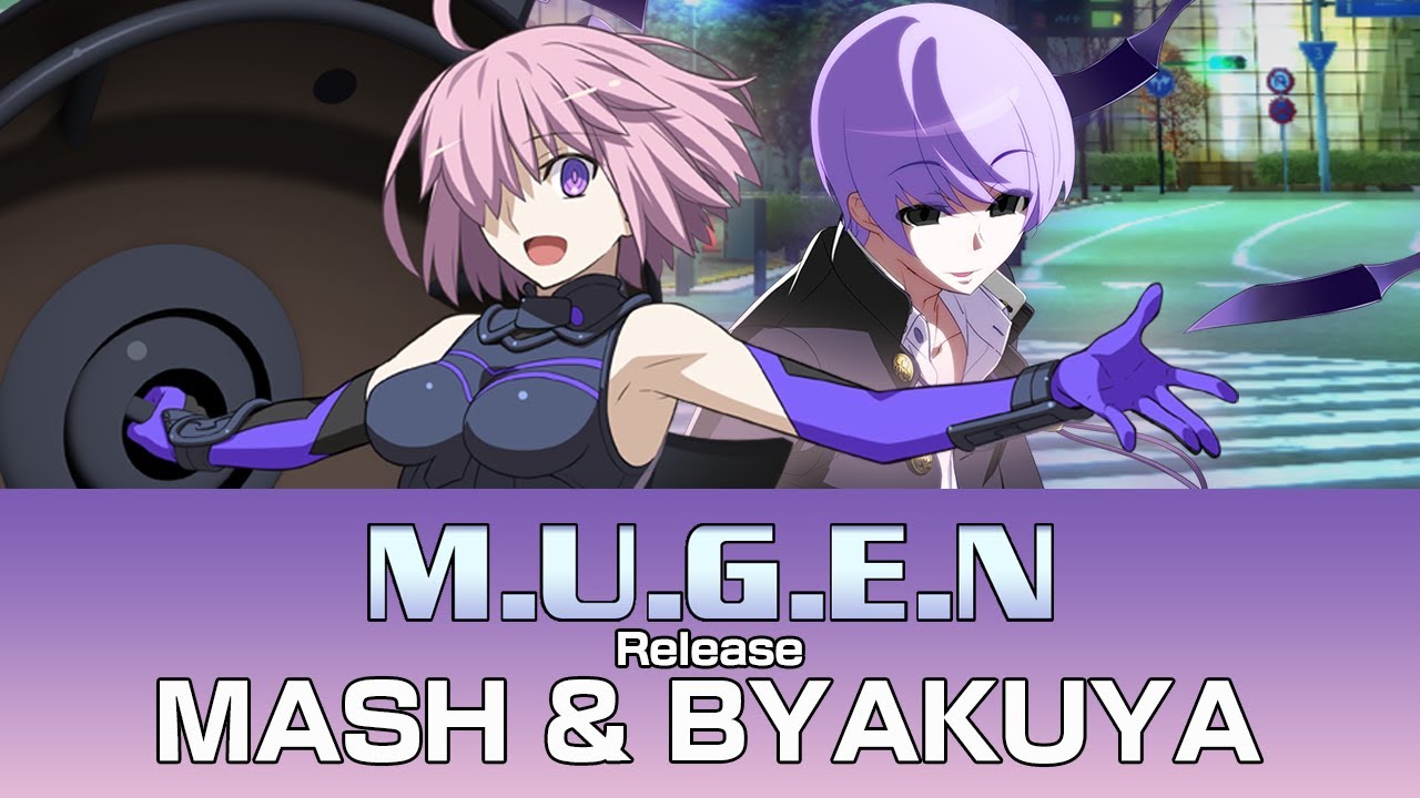 MUGEN Release - Mash Kyrielight & Byakuya - YouTube