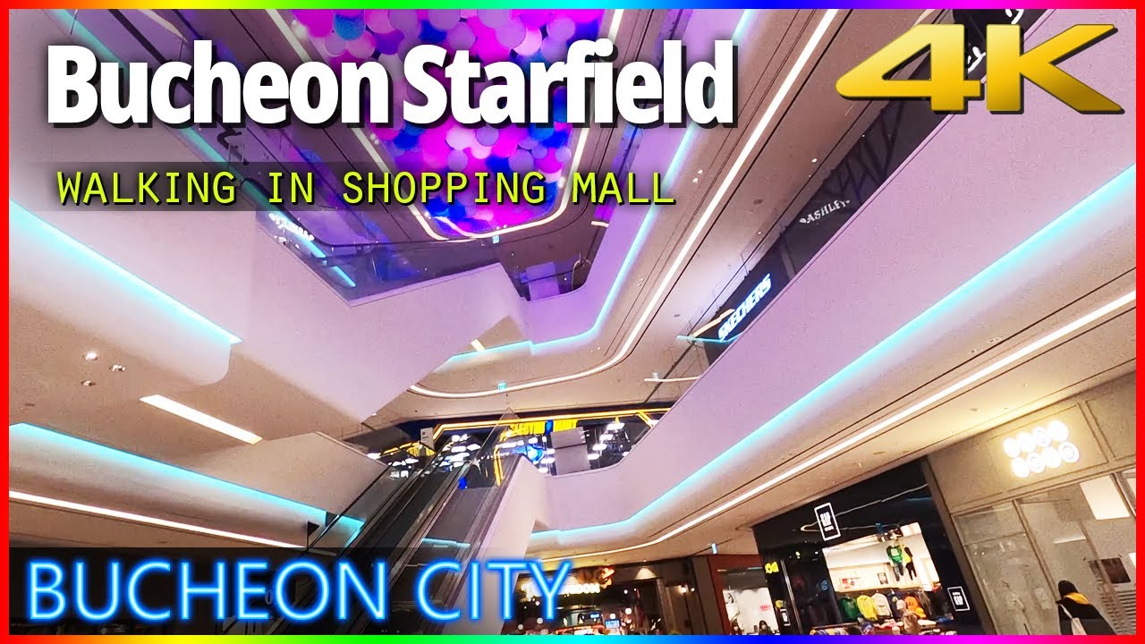 [4k] Walking in Bucheon Starfield, Bucheon city Korea 부천 스타필드 둘러보기 ...