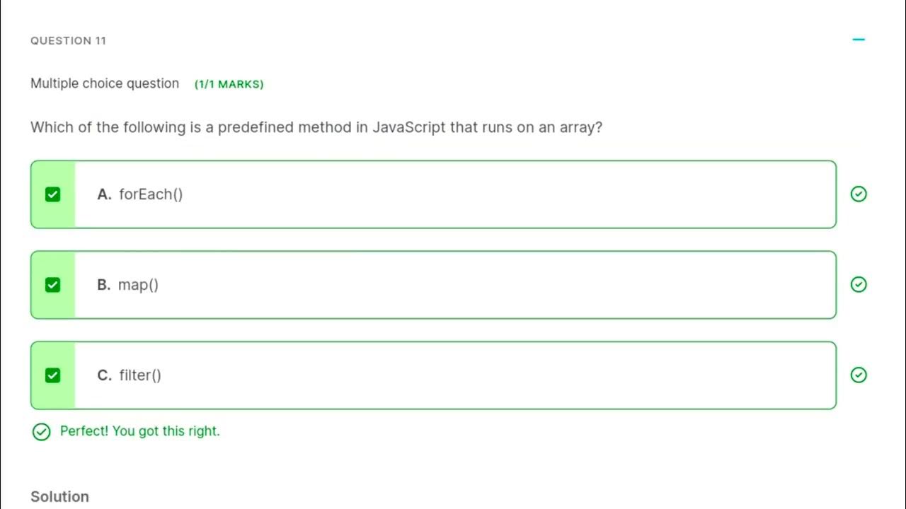 Internshala Web development JS solutions - YouTube