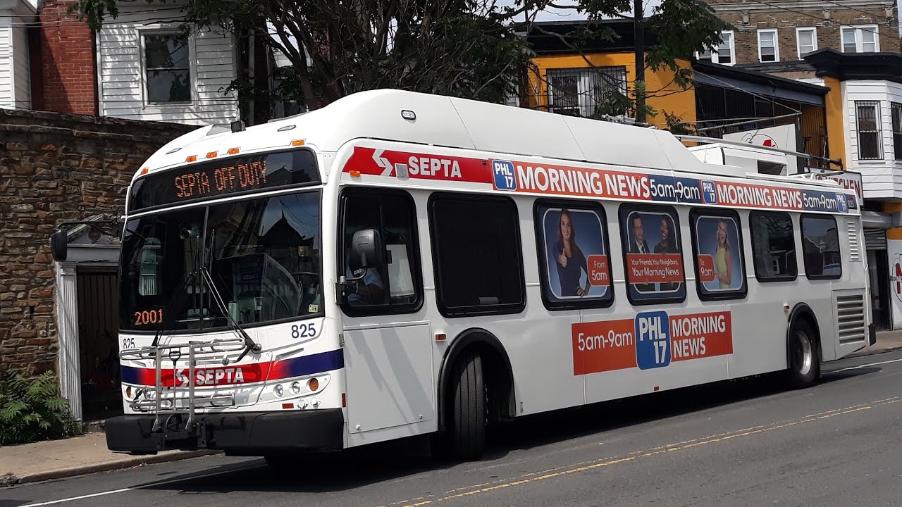 SEPTA Route 59: 2008 New Flyer E40LFR #825 Ride - YouTube