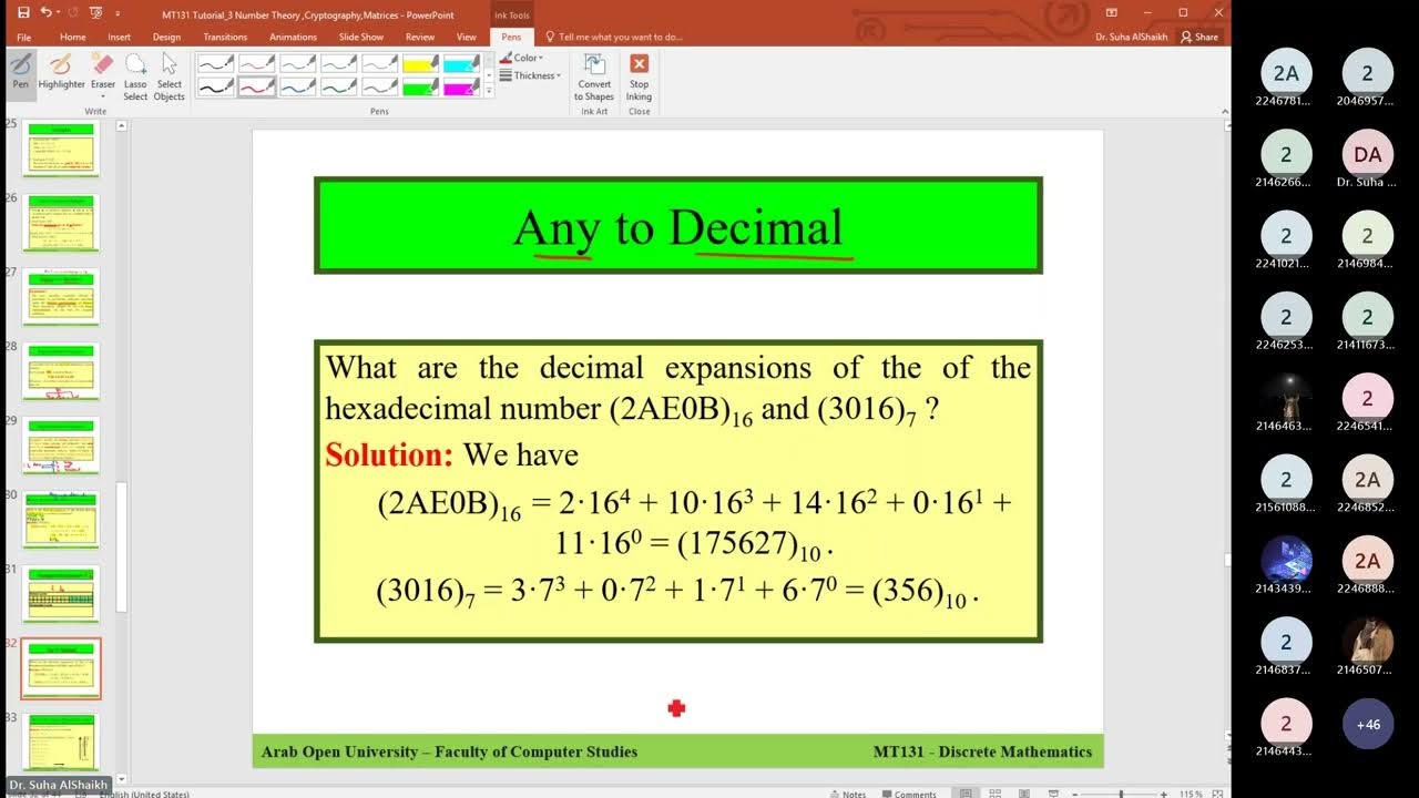 MT131- Dr. Suha Al Shaikh (Chapter 3, P2) - YouTube