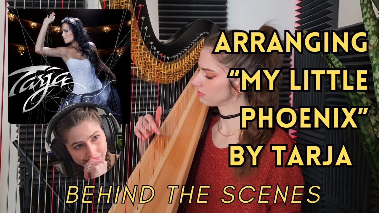 I Arranged a Symphonic Metal Song for Solo Harp // Bridget Jackson Harp ...