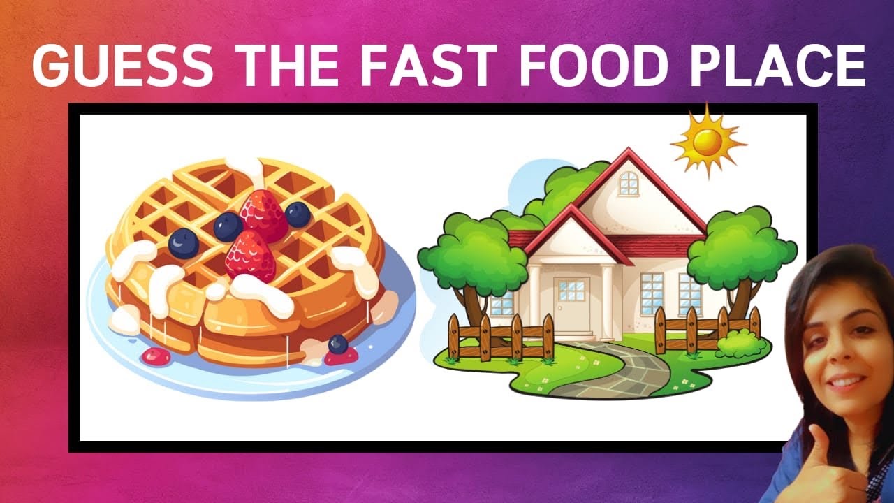 Guess the Fast Food Place: Emoji Challenge | Emoji Quiz Game - YouTube