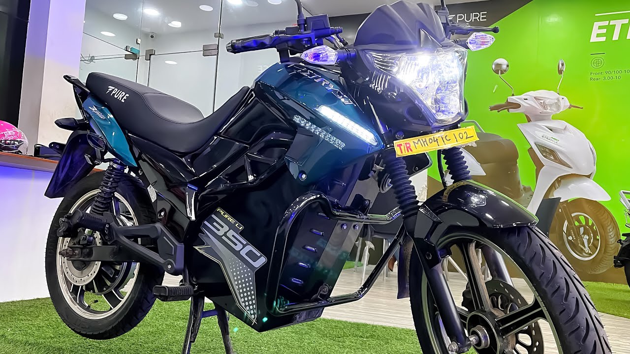 All new 2022 model Pure E Tryst 350 Electric ⚡️ Bike | Detailed Review ...