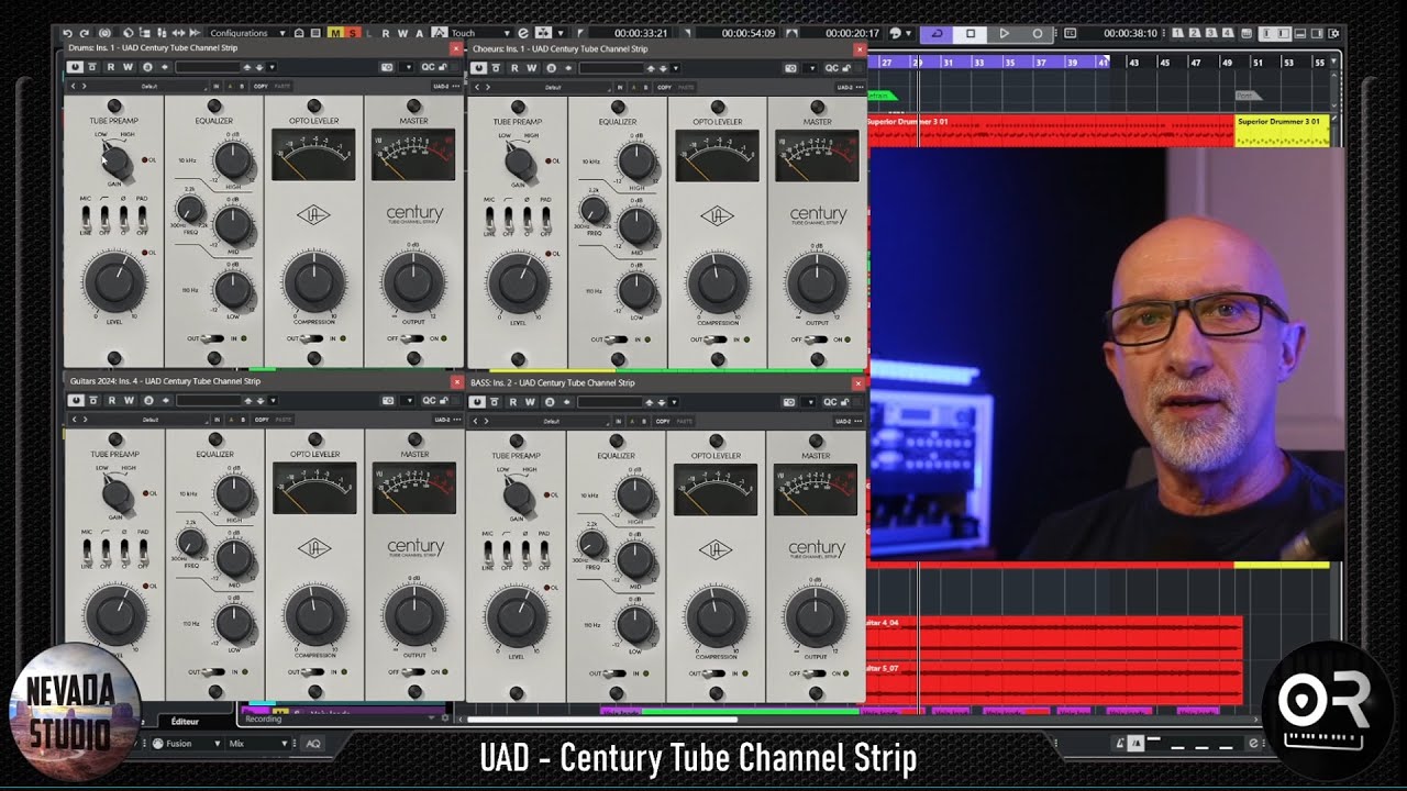 UAD Century Tube channel strip - YouTube