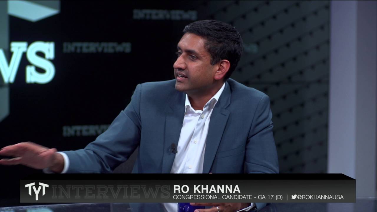 Ro Khanna Interview With Wes Clark Jr. On The Young Turks - YouTube
