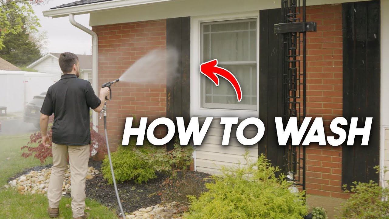 How To Pressure Wash A House - YouTube
