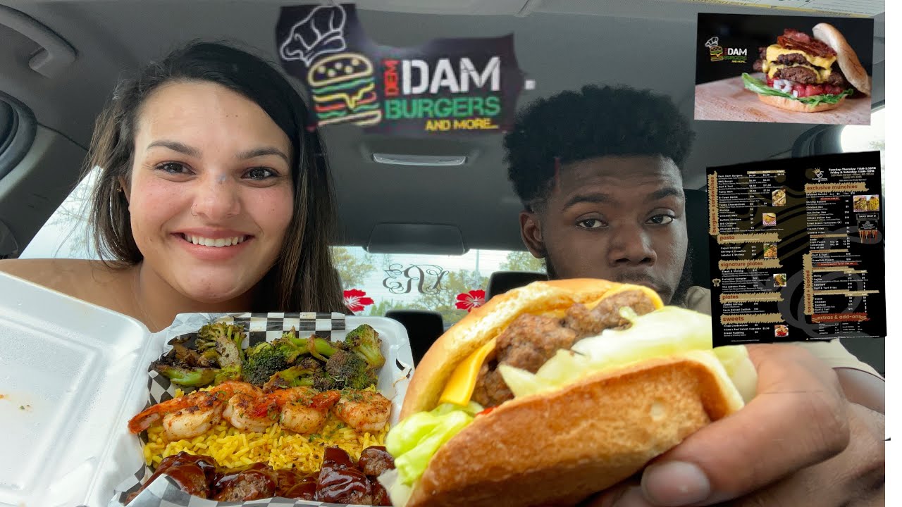 First Time Trying Dem Dam Burger and More ️ - YouTube