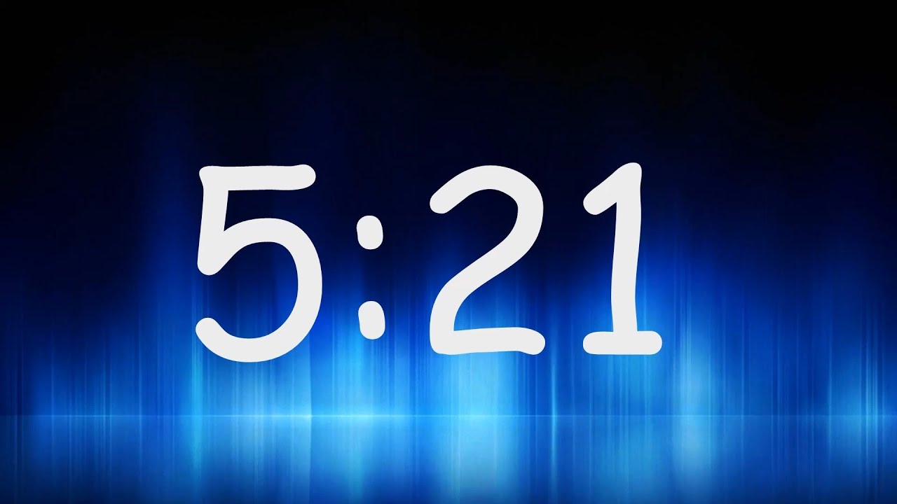 5:21 Minutes Timer / Countdown from 5min 21sec - YouTube