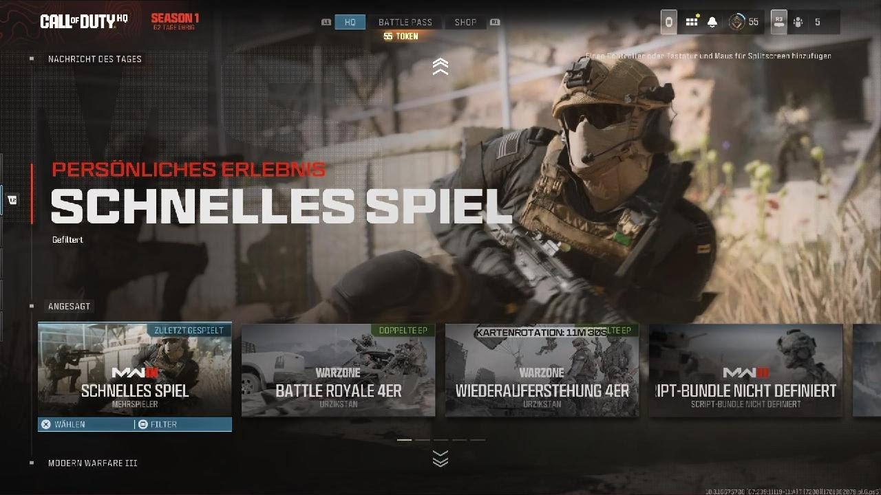 Call of Duty - MW3 First Win Season 1 keinen kill 🍀 - YouTube